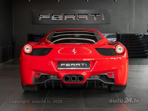 Sarkans Ferrari 458-italia 2011 Tallina, ar dzinēja tilpumu 4.50 L un nobraukumu 50 tūkst. km par 199900 €, foto 4 vietnē AUTOMOTO.COM.LV