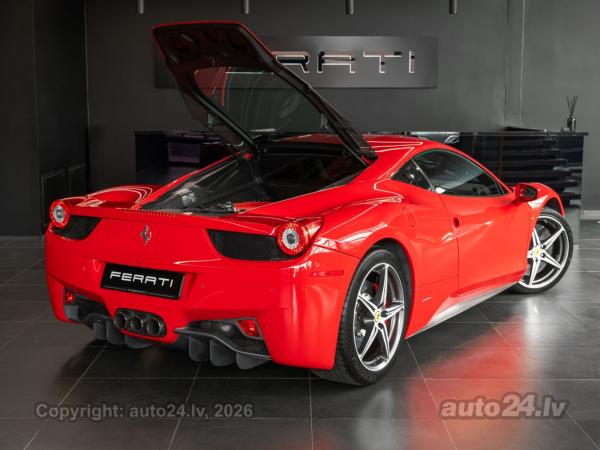 Sarkans Ferrari 458-italia 2011 Tallina, ar dzinēja tilpumu 4.50 L un nobraukumu 50 tūkst. km par 199900 €, foto 6 vietnē AUTOMOTO.COM.LV