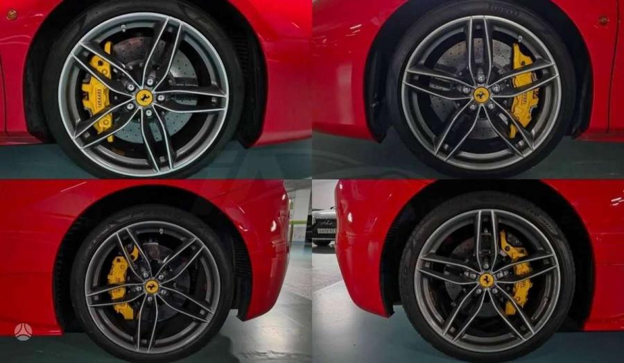 Красный Феррари 488 GTB 2016 в Вильнюс, объемом двигателя 3.90 л и пробегом 37 тыс. км за 123000 €, фото 11 на AUTOMOTO.COM.LV