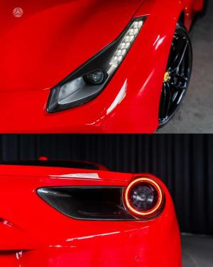 Красный Феррари 488 GTB 2017 в Вильнюс, объемом двигателя 3.90 л и пробегом 57 тыс. км за 169999 €, фото 9 на AUTOMOTO.COM.LV