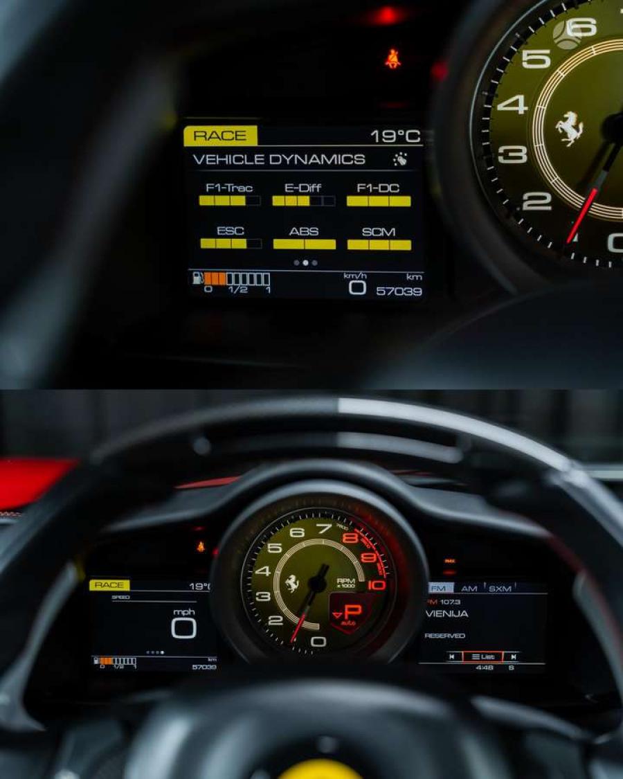 Красный Феррари 488 GTB 2017 в Вильнюс, объемом двигателя 3.90 л и пробегом 57 тыс. км за 169999 €, фото 27 на AUTOMOTO.COM.LV
