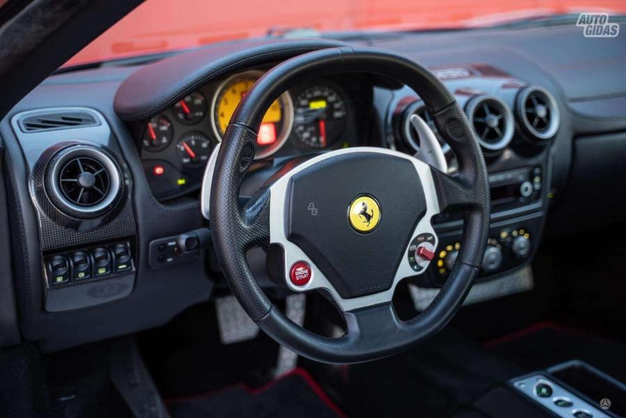 Red Ferrari F430 2008 in Kaunas, with an engine capacity of 4.30 L and mileage of 95 thousand km for 93450 €, photo 24 on AUTOMOTO.COM.LV