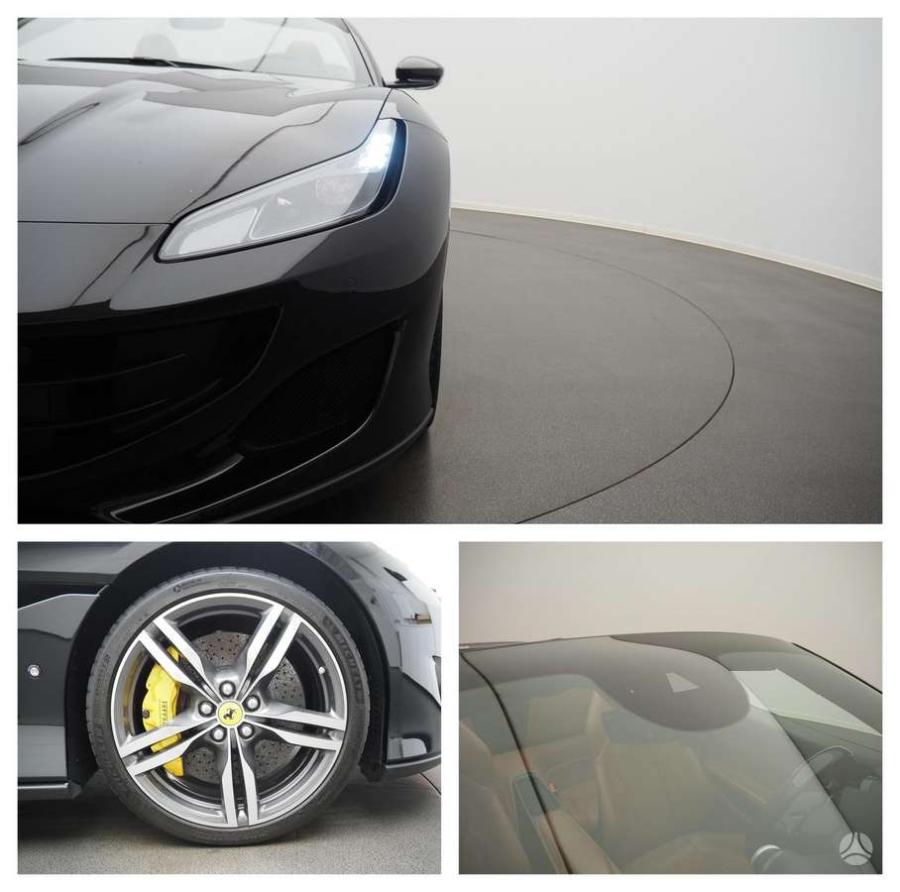 Black Ferrari Portofino 2020 in Vilnius, with an engine capacity of 3.86 L and mileage of 30 thousand km for 211750 €, photo 10 on AUTOMOTO.COM.LV