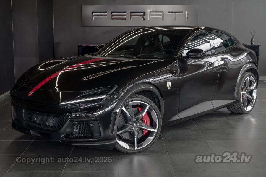Black Ferrari Purosangue 2026 in Tallinn, with an engine capacity of 6.50 L and mileage of 0 thousand km for 562900 €, photo 1 on AUTOMOTO.COM.LV