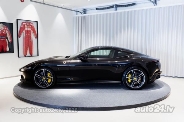 Black Ferrari Roma 2022 in Tallinn, with an engine capacity of 3.90 L and mileage of 8 thousand km for 204600 €, photo 5 on AUTOMOTO.COM.LV
