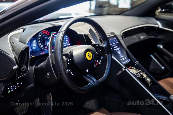 Black Ferrari Roma 2022 in Tallinn, with an engine capacity of 3.90 L and mileage of 8 thousand km for 204600 €, photo 8 on AUTOMOTO.COM.LV