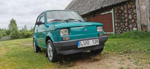 Green Fiat 126 1997 in Vilnius, with an engine capacity of 0.65 L and mileage of 33 thousand km for 3500 €, photo  on AUTOMOTO.COM.LV