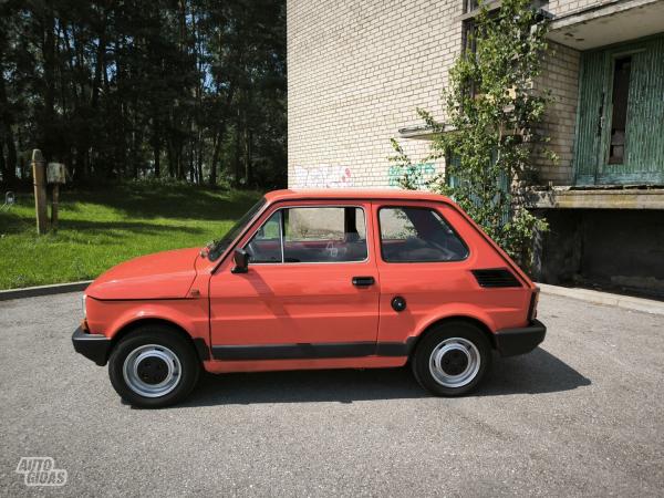 Red Fiat 126 1991 in Moletai, with an engine capacity of 0.70 L and mileage of 17 thousand km for 2800 €, photo 3 on AUTOMOTO.COM.LV