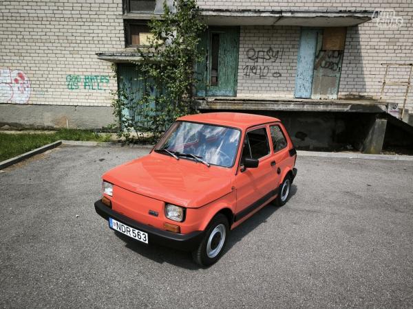 Red Fiat 126 1991 in Moletai, with an engine capacity of 0.70 L and mileage of 17 thousand km for 2800 €, photo 10 on AUTOMOTO.COM.LV