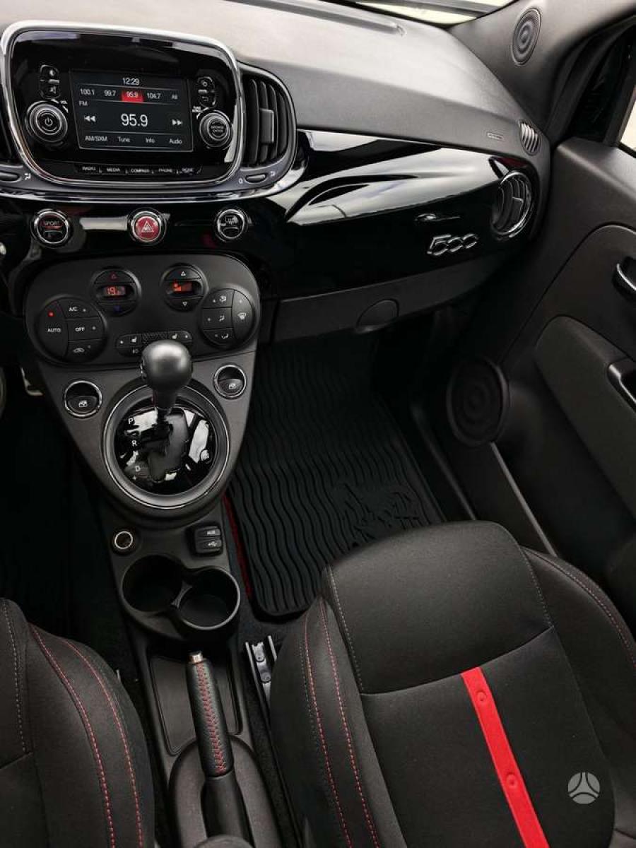 Черный Фиат 500 Abarth 2017 в Вильнюс, объемом двигателя 1.37 л и пробегом 61 тыс. км за 10500 €, фото 17 на AUTOMOTO.COM.LV