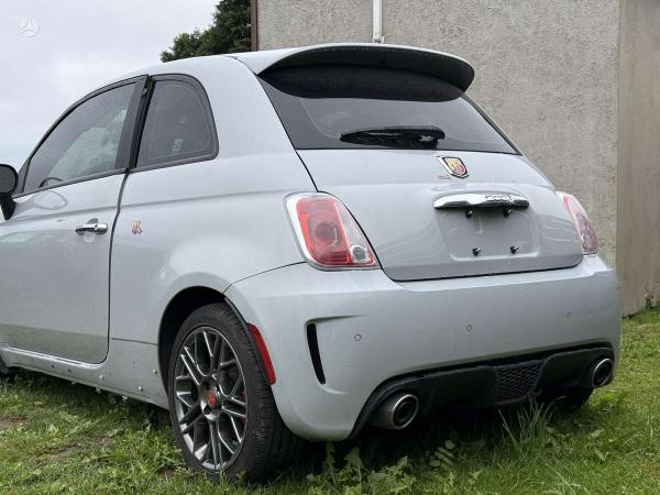 Grey Fiat 500 Abarth 2017 in Klaipeda, with an engine capacity of 1.40 L and mileage of 66 thousand km for 3500 €, photo 2 on AUTOMOTO.COM.LV