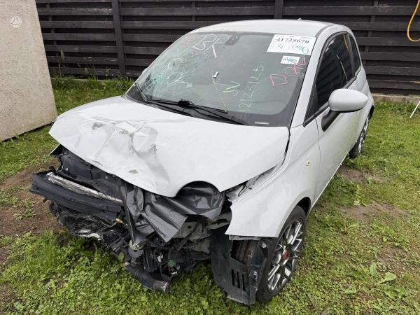 Grey Fiat 500 Abarth 2017 in Klaipeda, with an engine capacity of 1.40 L and mileage of 66 thousand km for 3500 €, photo 6 on AUTOMOTO.COM.LV