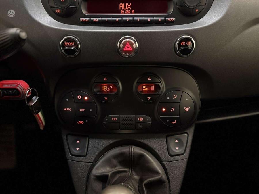 Красный Фиат 500 Abarth 2016 в Вильнюс, объемом двигателя 1.37 л и пробегом 189 тыс. км за 10650 €, фото 25 на AUTOMOTO.COM.LV