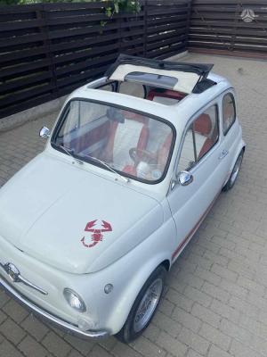 Белый Фиат 500 Abarth 1965 в Каунас, объемом двигателя 0.50 л и пробегом 8 тыс. км за 13500 €, фото 2 на AUTOMOTO.COM.LV