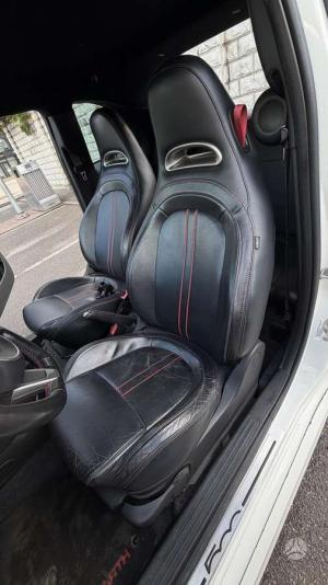 White Fiat 500 Abarth 2013 in Kaunas, with an engine capacity of 1.40 L and mileage of 169 thousand km for 7200 €, photo 15 on AUTOMOTO.COM.LV