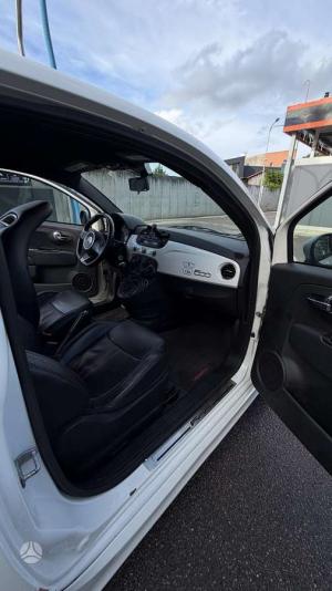 White Fiat 500 Abarth 2013 in Kaunas, with an engine capacity of 1.40 L and mileage of 169 thousand km for 7200 €, photo 18 on AUTOMOTO.COM.LV