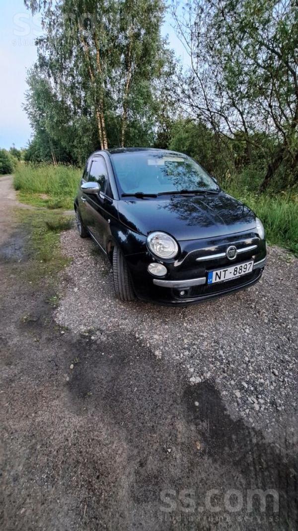 Black Fiat 500 2008 in Jekabpils, with an engine capacity of 1.30 L and mileage of 282 thousand km for 2300 €, photo 1 on AUTOMOTO.COM.LV