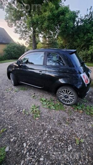 Melns Fiat 500 2008 Jēkabpils, ar dzinēja tilpumu 1.30 L un nobraukumu 282 tūkst. km par 2300 €, foto 6 vietnē AUTOMOTO.COM.LV