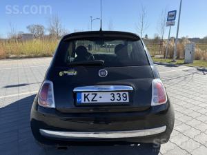 Black Fiat 500 2008 in Jelgava, with an engine capacity of 1.30 L and mileage of 126 thousand km for 2750 €, photo 5 on AUTOMOTO.COM.LV