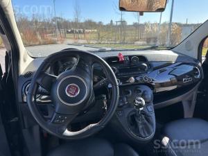 Black Fiat 500 2008 in Jelgava, with an engine capacity of 1.30 L and mileage of 126 thousand km for 2750 €, photo 10 on AUTOMOTO.COM.LV