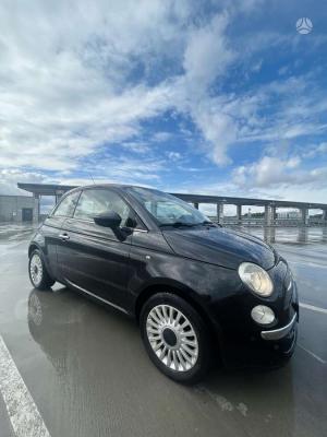 Black Fiat 500 2008 in Vilnius, with an engine capacity of 1.25 L and mileage of 181 thousand km for 3000 €, photo  on AUTOMOTO.COM.LV