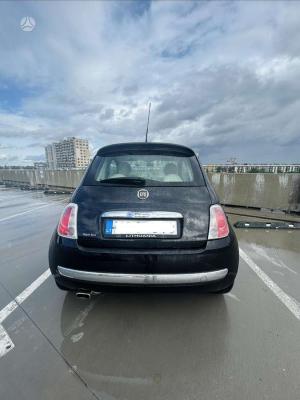 Black Fiat 500 2008 in Vilnius, with an engine capacity of 1.25 L and mileage of 181 thousand km for 3000 €, photo 6 on AUTOMOTO.COM.LV
