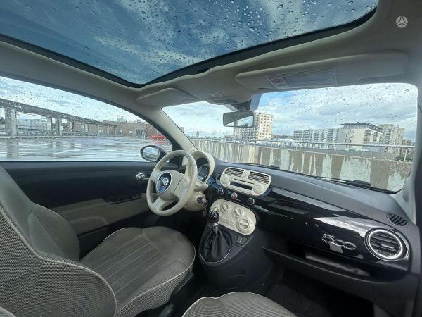 Black Fiat 500 2008 in Vilnius, with an engine capacity of 1.25 L and mileage of 181 thousand km for 3000 €, photo 9 on AUTOMOTO.COM.LV
