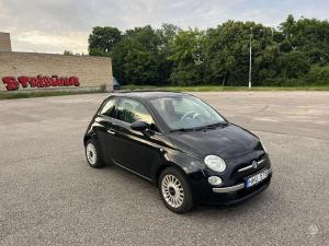 Black Fiat 500 2012 in Vilnius, with an engine capacity of 1.24 L and mileage of 94 thousand km for 3250 €, photo  on AUTOMOTO.COM.LV