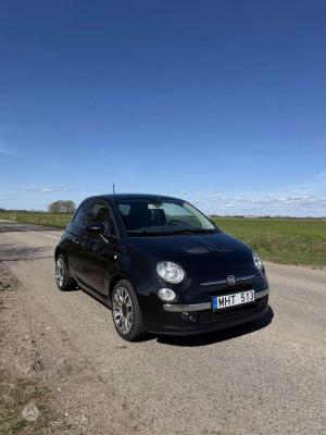 Black Fiat 500 2012 in Vilkaviskis, with an engine capacity of 1.30 L and mileage of 152 thousand km for 3600 €, photo  on AUTOMOTO.COM.LV