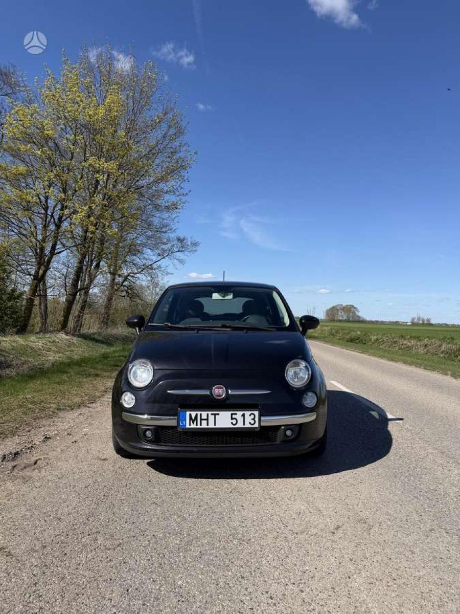 Black Fiat 500 2012 in Vilkaviskis, with an engine capacity of 1.30 L and mileage of 152 thousand km for 3600 €, photo 3 on AUTOMOTO.COM.LV