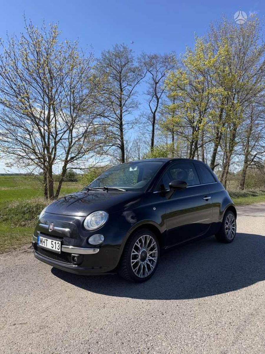 Black Fiat 500 2012 in Vilkaviskis, with an engine capacity of 1.30 L and mileage of 152 thousand km for 3600 €, photo 9 on AUTOMOTO.COM.LV