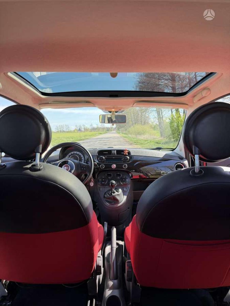 Black Fiat 500 2012 in Vilkaviskis, with an engine capacity of 1.30 L and mileage of 152 thousand km for 3600 €, photo 10 on AUTOMOTO.COM.LV