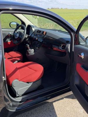 Black Fiat 500 2012 in Vilkaviskis, with an engine capacity of 1.30 L and mileage of 152 thousand km for 3600 €, photo 12 on AUTOMOTO.COM.LV