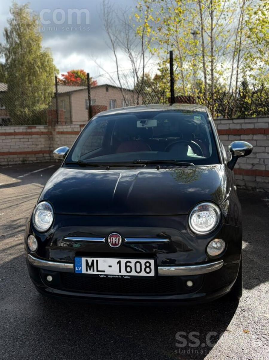 Black Fiat 500 2012 in Jelgava, with an engine capacity of 1.40 L and mileage of 140 thousand km for 4999 €, photo 4 on AUTOMOTO.COM.LV
