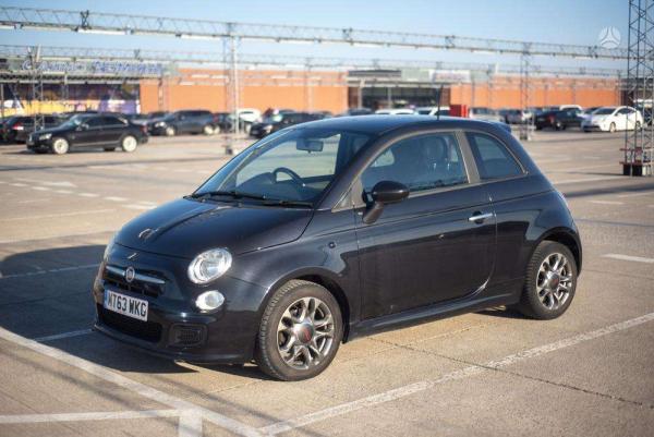 Black Fiat 500 2013 in Kaunas, with an engine capacity of 0.90 L and mileage of 155 thousand km for 2999 €, photo 3 on AUTOMOTO.COM.LV