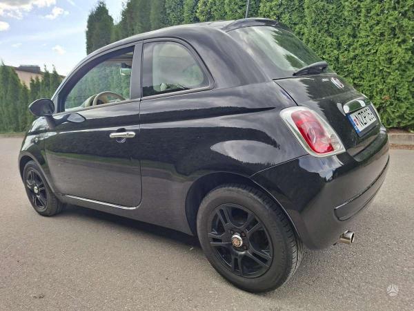 Melns Fiat 500 2013 Viļņa, ar dzinēja tilpumu 1.25 L un nobraukumu 187 tūkst. km par 4200 €, foto 6 vietnē AUTOMOTO.COM.LV