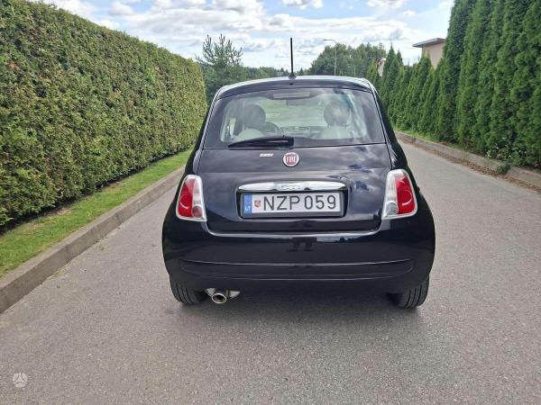 Melns Fiat 500 2013 Viļņa, ar dzinēja tilpumu 1.25 L un nobraukumu 187 tūkst. km par 4200 €, foto 8 vietnē AUTOMOTO.COM.LV