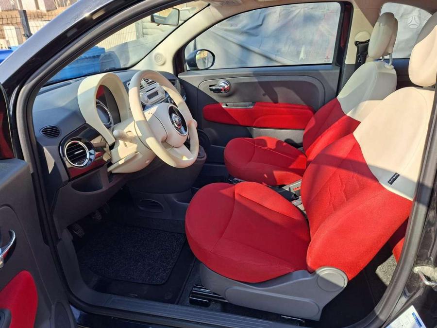 Melns Fiat 500 2013 Viļņa, ar dzinēja tilpumu 1.25 L un nobraukumu 187 tūkst. km par 4200 €, foto 11 vietnē AUTOMOTO.COM.LV