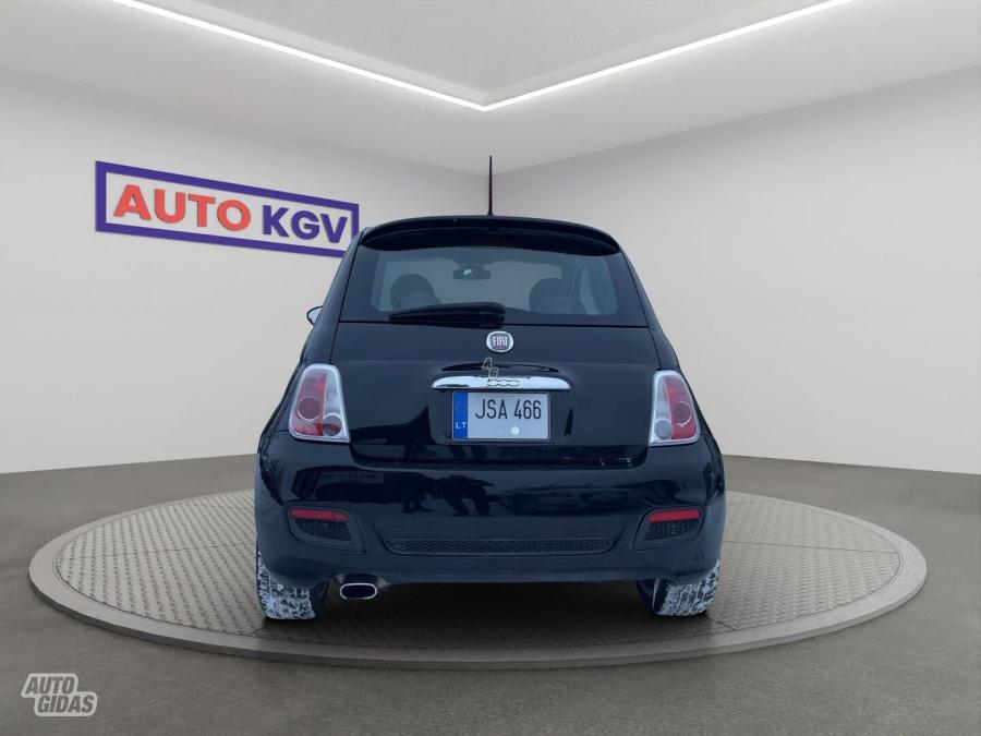 Black Fiat 500 2014 in Vilnius, with an engine capacity of 1.40 L and mileage of 148 thousand km for 4999 €, photo 6 on AUTOMOTO.COM.LV