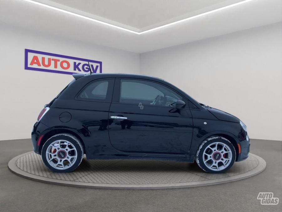 Black Fiat 500 2014 in Vilnius, with an engine capacity of 1.40 L and mileage of 148 thousand km for 4999 €, photo 8 on AUTOMOTO.COM.LV