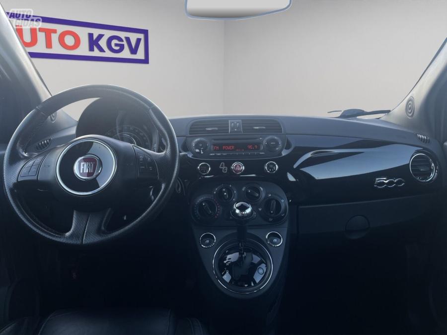 Black Fiat 500 2014 in Vilnius, with an engine capacity of 1.40 L and mileage of 148 thousand km for 4999 €, photo 13 on AUTOMOTO.COM.LV