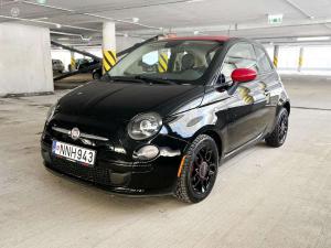 Black Fiat 500 2015 in Vilnius, with an engine capacity of 1.37 L and mileage of 143 thousand km for 5100 €, photo  on AUTOMOTO.COM.LV