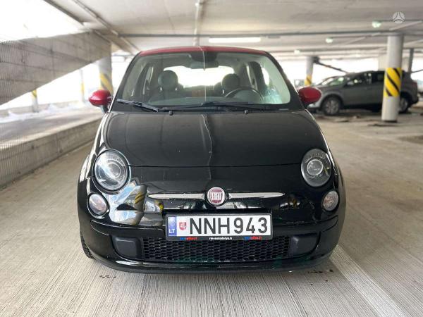 Melns Fiat 500 2015 Viļņa, ar dzinēja tilpumu 1.37 L un nobraukumu 143 tūkst. km par 5100 €, foto 2 vietnē AUTOMOTO.COM.LV