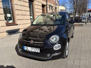 Black Fiat 500 2017 in Riga, with an engine capacity of 1.20 L and mileage of 65 thousand km for 7550 €, photo 4 on AUTOMOTO.COM.LV