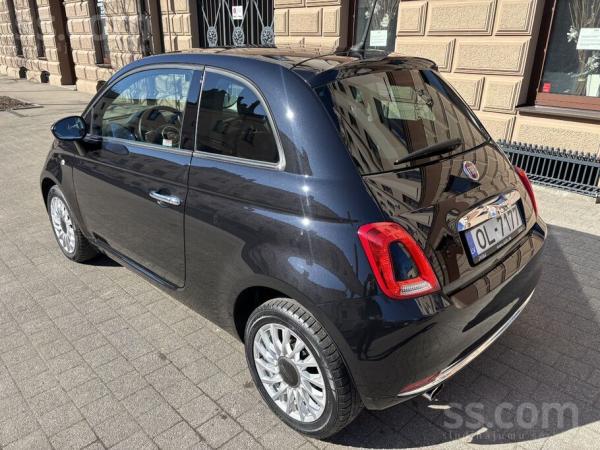 Melns Fiat 500 2017 Rīga, ar dzinēja tilpumu 1.20 L un nobraukumu 65 tūkst. km par 7550 €, foto 4 vietnē AUTOMOTO.COM.LV