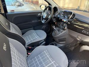 Black Fiat 500 2017 in Riga, with an engine capacity of 1.20 L and mileage of 65 thousand km for 7550 €, photo 9 on AUTOMOTO.COM.LV