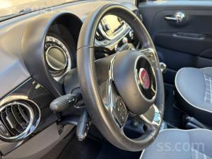 Black Fiat 500 2017 in Riga, with an engine capacity of 1.20 L and mileage of 65 thousand km for 7550 €, photo 10 on AUTOMOTO.COM.LV