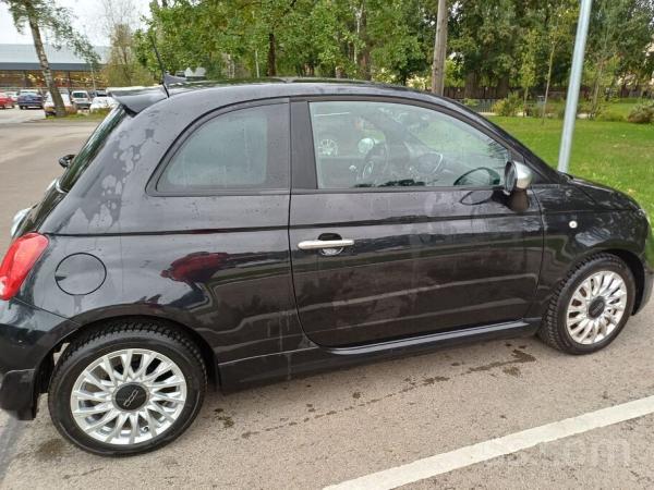 Melns Fiat 500 2019 Rīga, ar dzinēja tilpumu 0.90 L un nobraukumu 41 tūkst. km par 9500 €, foto 5 vietnē AUTOMOTO.COM.LV