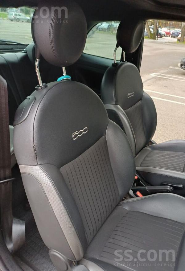 Melns Fiat 500 2019 Rīga, ar dzinēja tilpumu 0.90 L un nobraukumu 41 tūkst. km par 9500 €, foto 8 vietnē AUTOMOTO.COM.LV