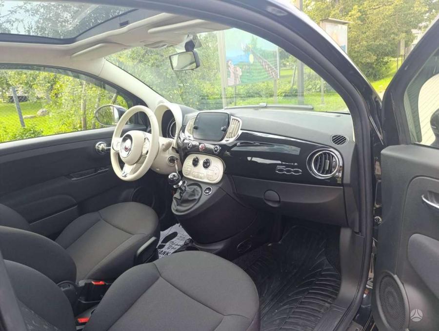 Melns Fiat 500 2024 Panevēža, ar dzinēja tilpumu 1.00 L un nobraukumu 10 tūkst. km par 10900 €, foto 7 vietnē AUTOMOTO.COM.LV